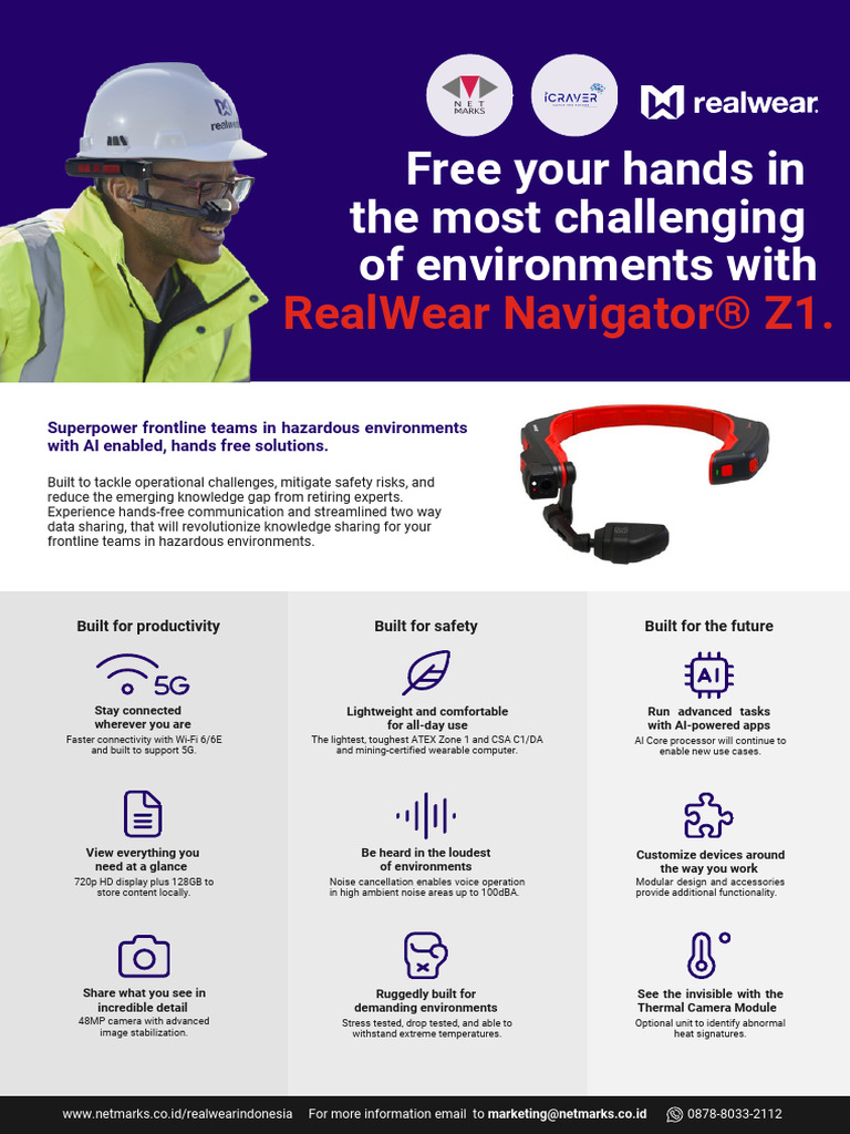 E-Flyer RealWear Z1 | PDF | Computers