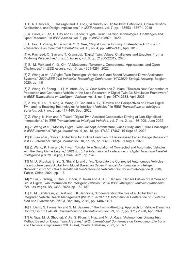 References IEEE format 1 | Download Free PDF | Internet Of Things ...