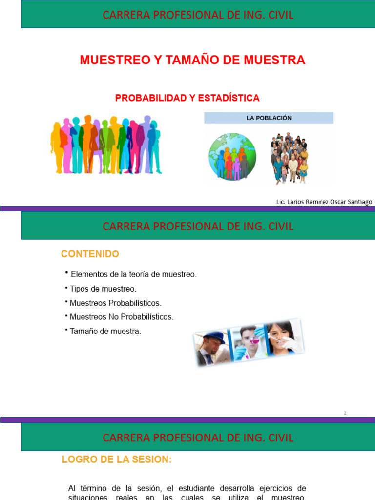 Muestreo | PDF | Muestreo (Estadísticas) | Probabilidad