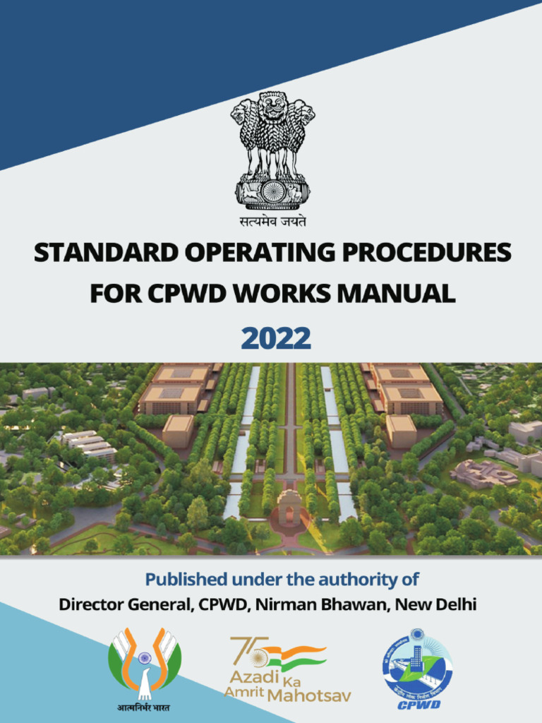 Pages From CPWD Works Manual SOP 2022 - Breakup of CPOH | PDF ...