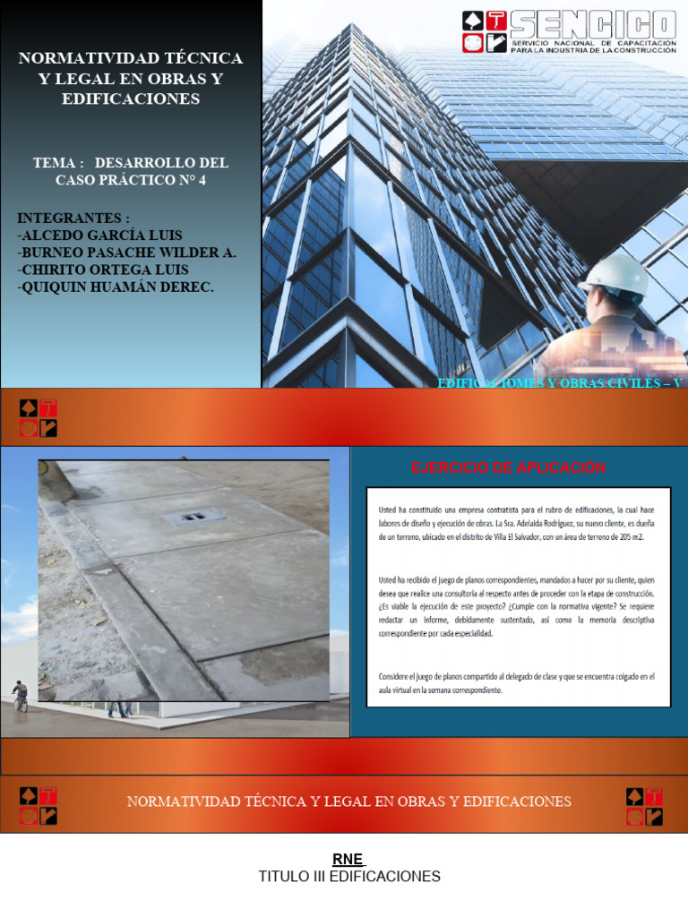 Expo Caso Práctico | PDF | edificio | Escalera