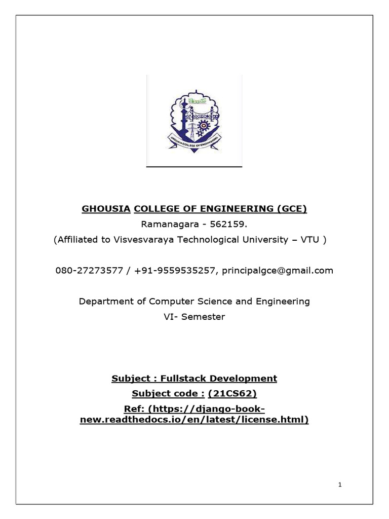 FSD Modulle-1 | PDF | Model–View–Controller | Web Development