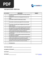 Safety Inspection Checklist Band Saws | PDF