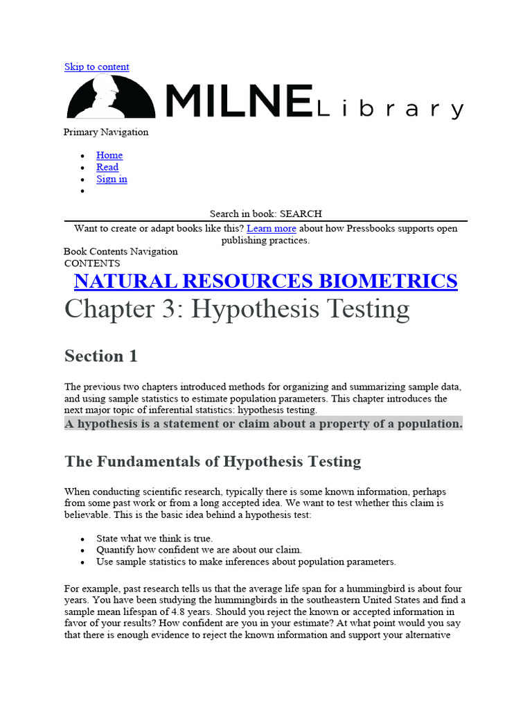 Hypothesis Testing Pdf P Value Statistical Hypothesis Testing