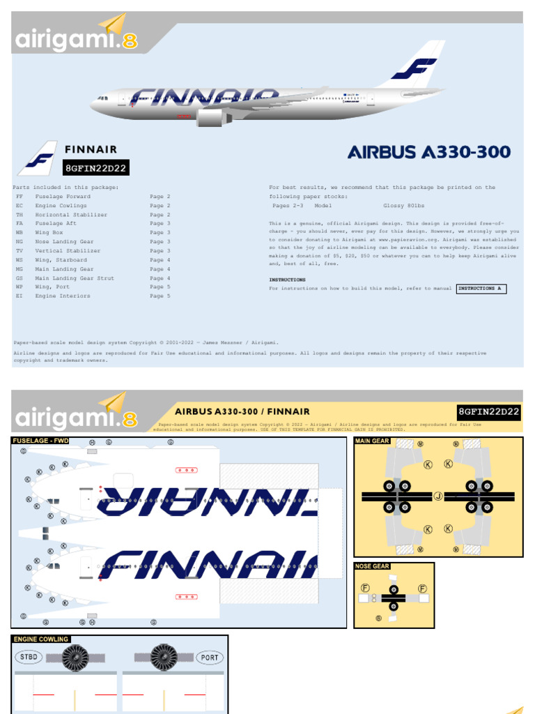 Finnair airbus a330-300 | PDF | Aviation | Aircraft