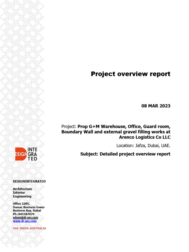 Project Overview: Arenco Logistics Works | PDF