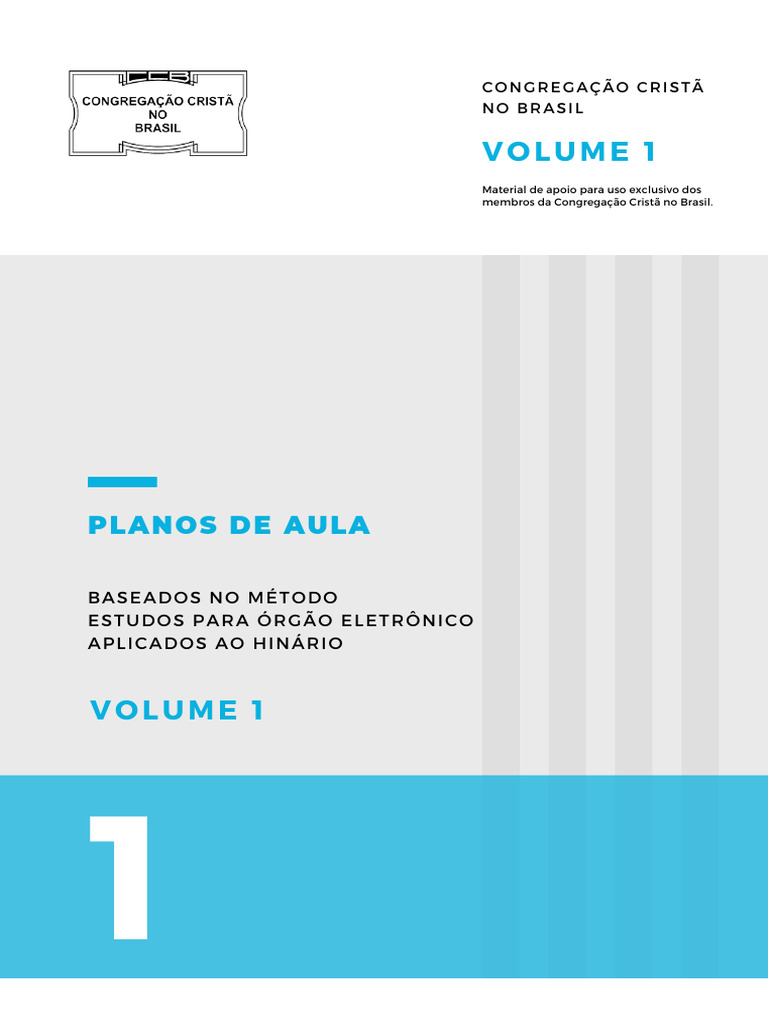 Planos de Aula - Volume 1 | PDF | Clave | Som