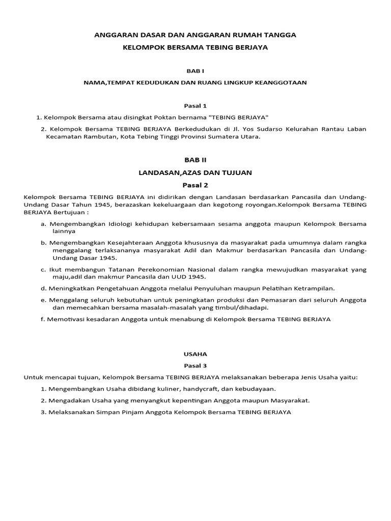 Adart Tebing Berjaya | PDF