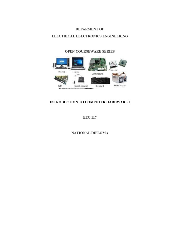 OCW Computer Hardware 1 | PDF | Random Access Memory | Dynamic Random Access Memory