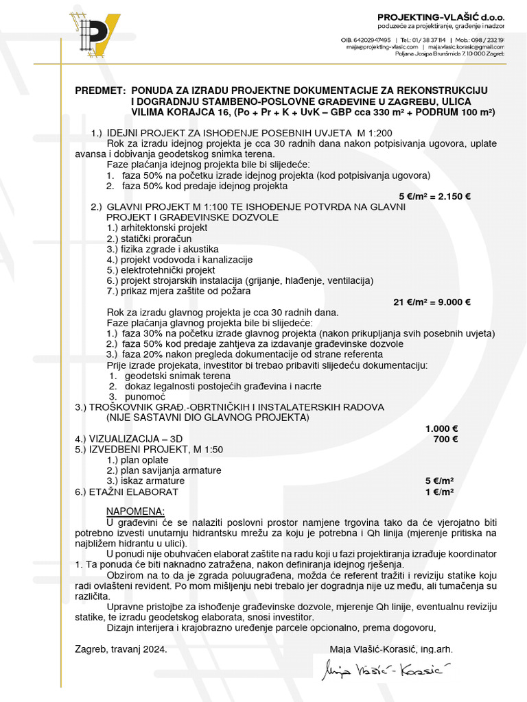 Bartolić - Ponuda | PDF