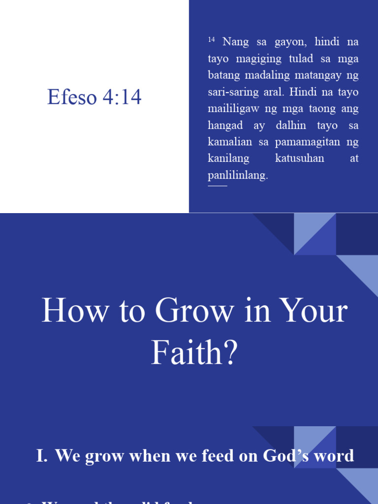 How To Grow in Your Faith | PDF