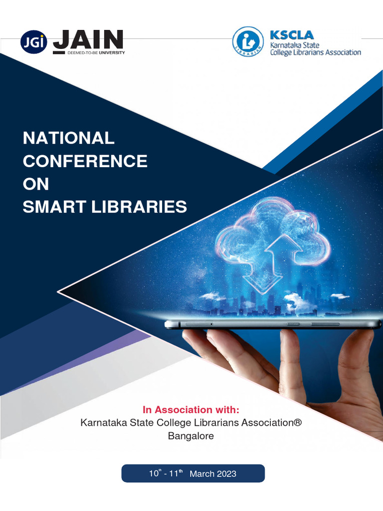 BROCHURE-NATIONAL CONFERENCE ON SMART LIBRARIES - 10-11 March 2023 ...