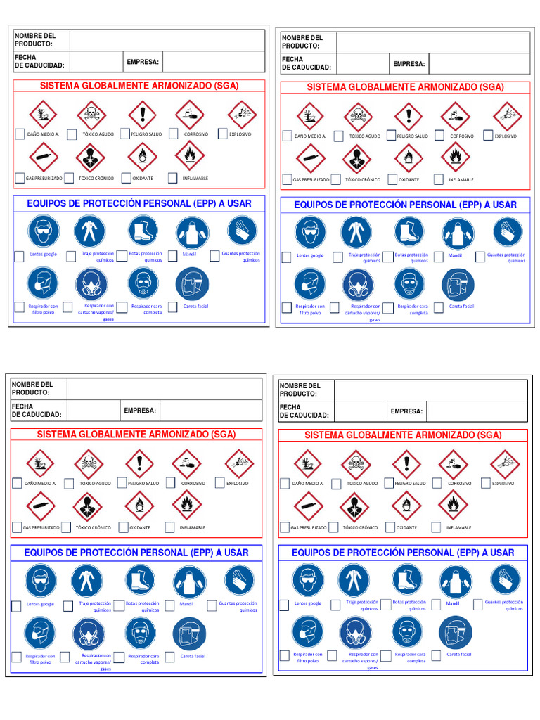 rotulo productos químicos | PDF | Corrosión | Química