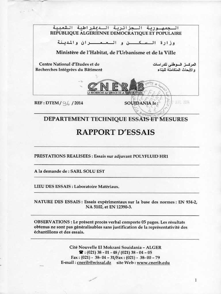 PV CNERIB PolyFluid HR1 | PDF