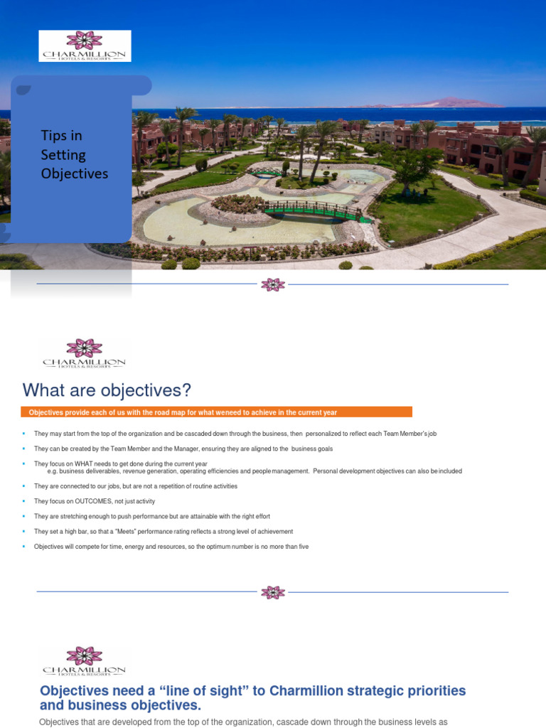 Tips of Setting Objectives | PDF | Project Management | Business