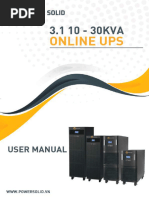 User Manual For 60-120KVA Tower UPS | PDF | Power Inverter | Rectifier