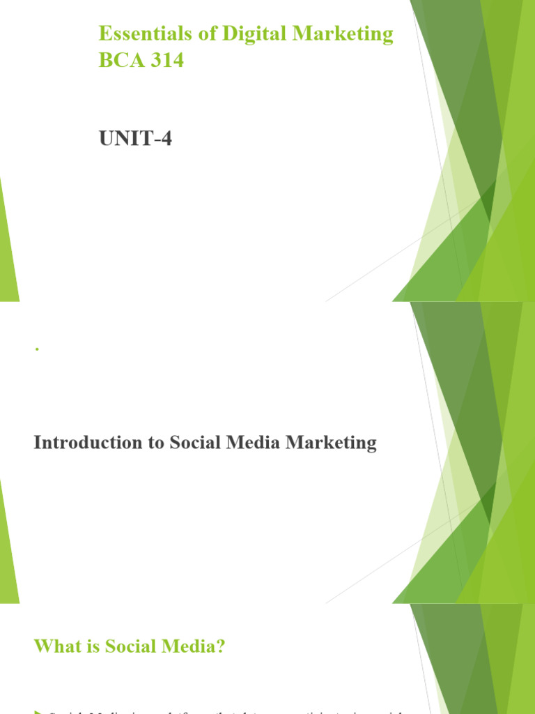 Unit 4 Digital Marketing | PDF | Popular Culture & Media Studies ...