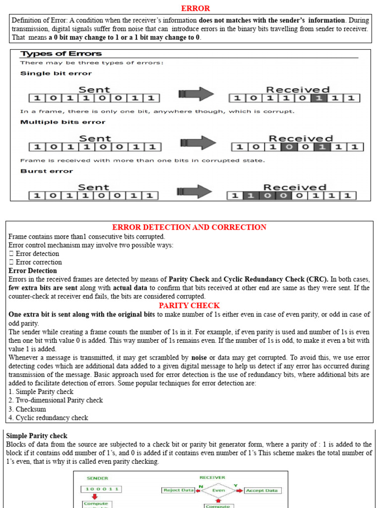 CN - Module - 2 | PDF | Error Detection And Correction | Ethernet