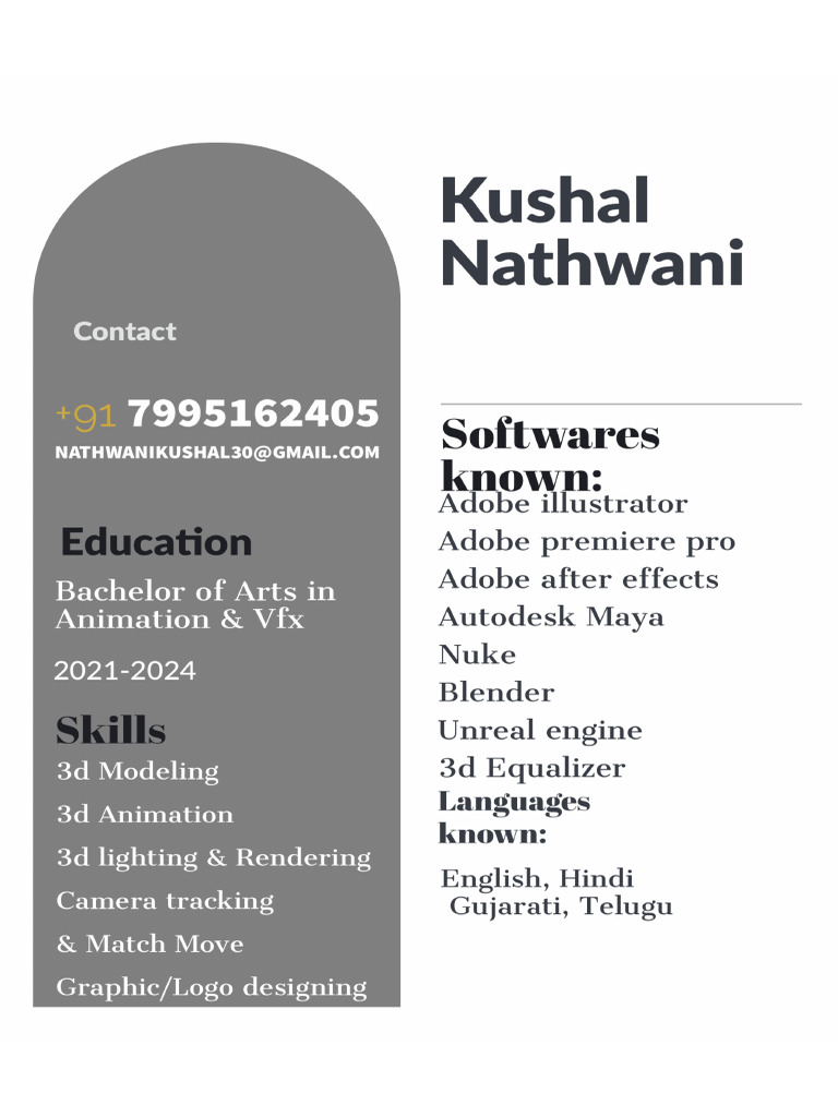 Kushal (RESUME) | PDF
