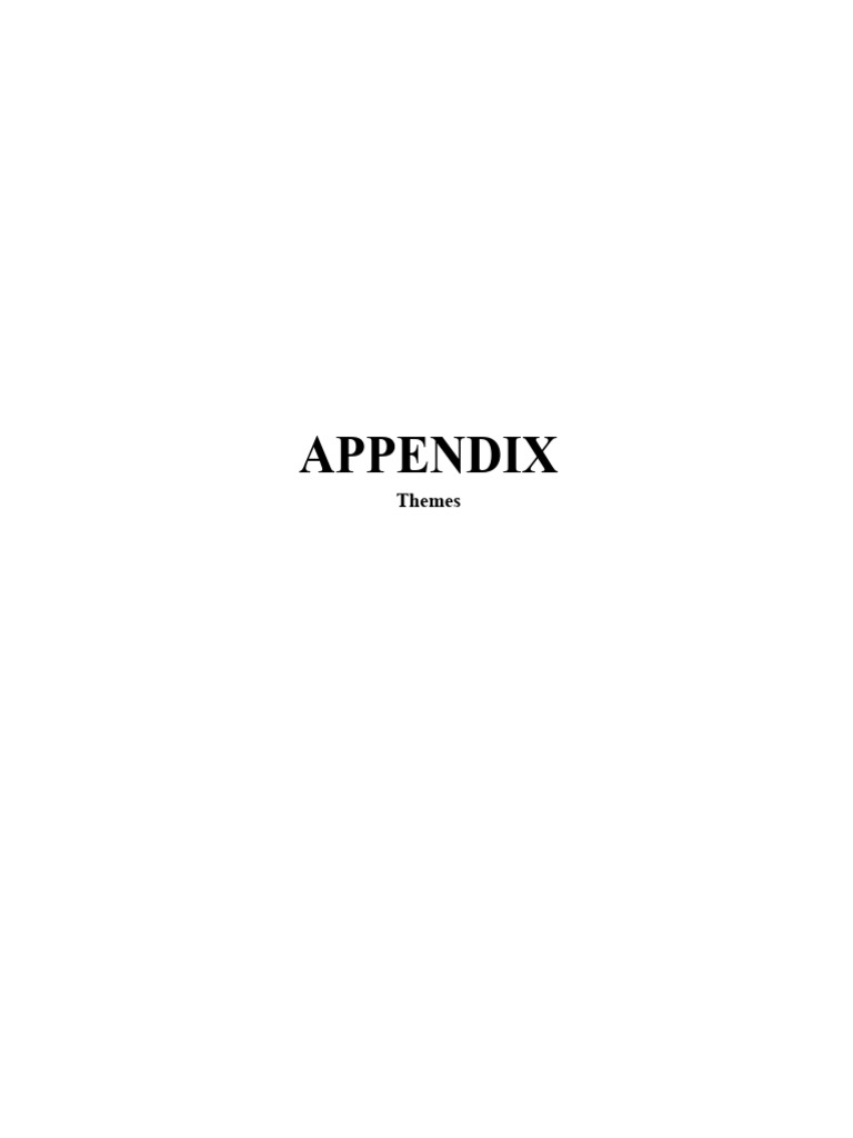 Appendix 4 | PDF | Educational Technology | Learning
