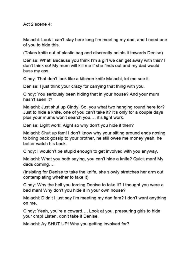 Act 2 Scene 4 | PDF