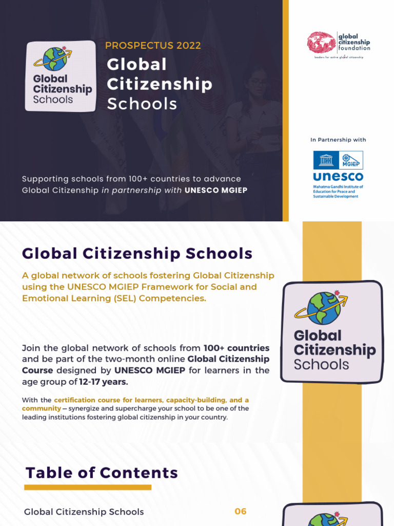 Global Citizenship School Prospectus 2022 | PDF | Social Psychology ...