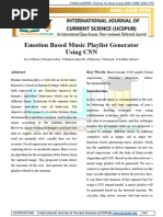 Emotion Based Music Recommendation System | PDF | Deep Learning | Machine Learning