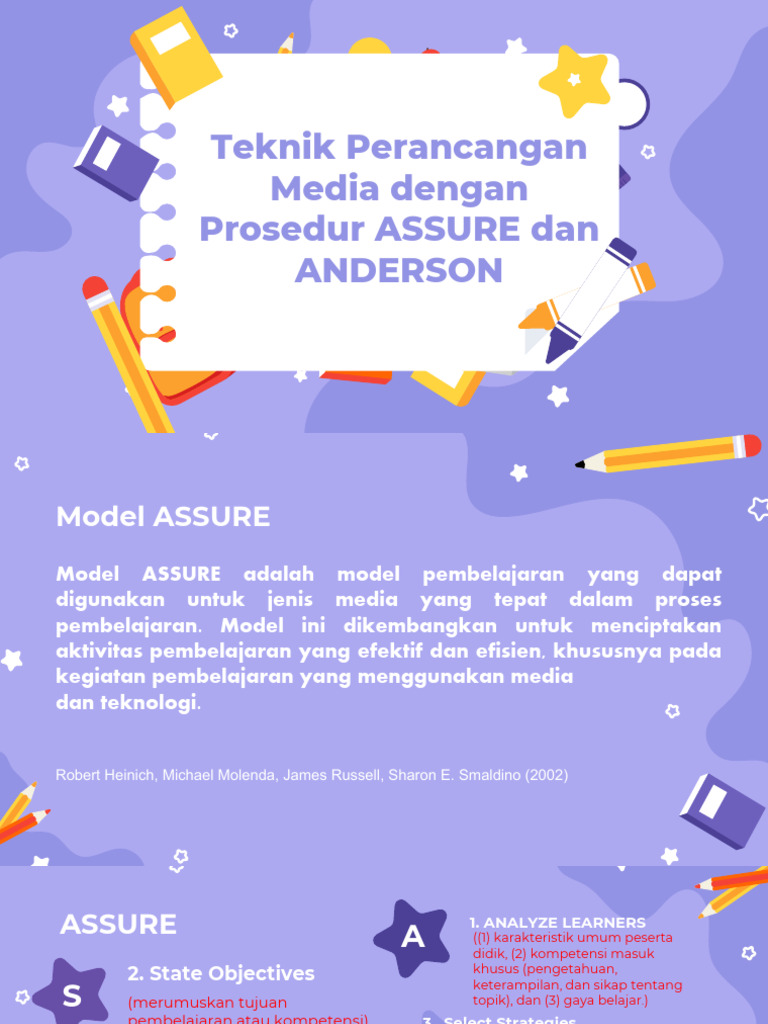 3.teknik Perancangan Media Dengan Prosedur ASSURE Dan ANDERSON-fix | PDF