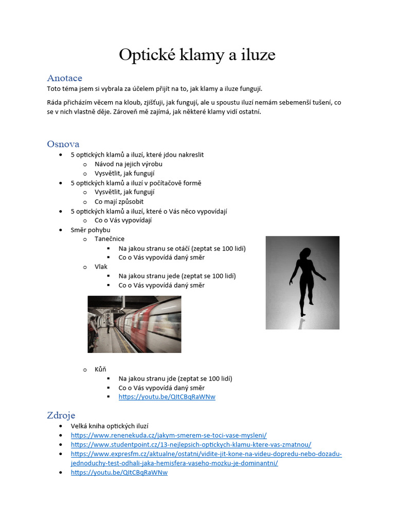 Optické Klamy a Iluze | PDF