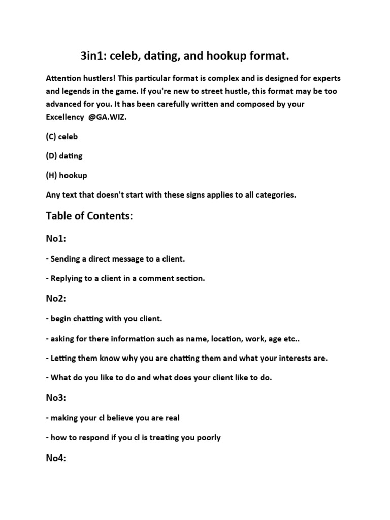 3in1 Celeb, Dating and Hookup | PDF | Love