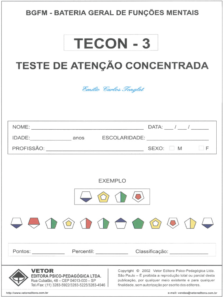 Teste Tecon 3 | PDF