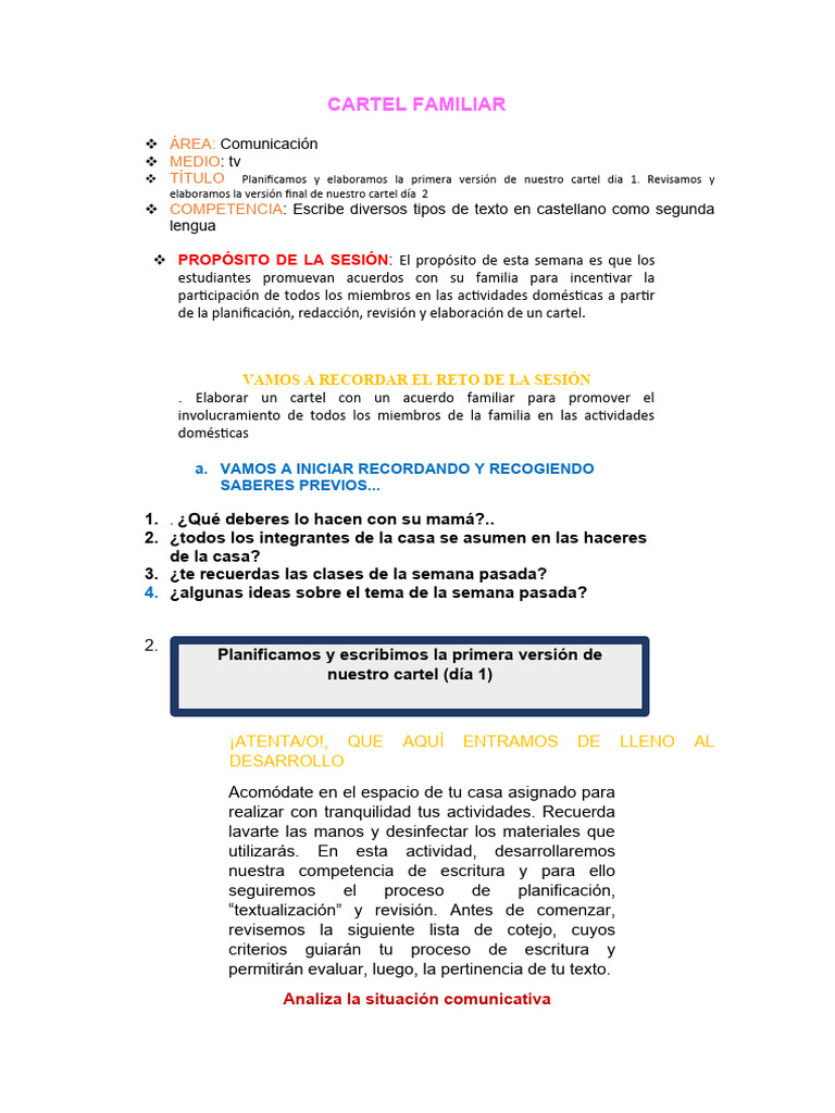 Cartel Familiar | Descargar gratis PDF | Póster