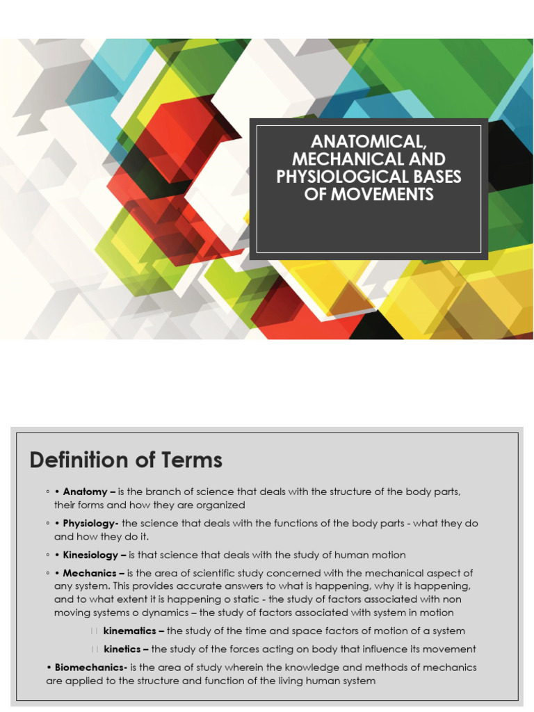 Anatomical-Mechanical-and-Physiological-Bases-of-Movements | PDF ...