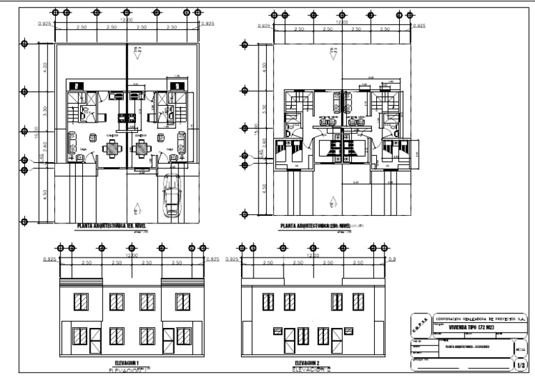 Casas Modelo 72 M-Arq. | PDF