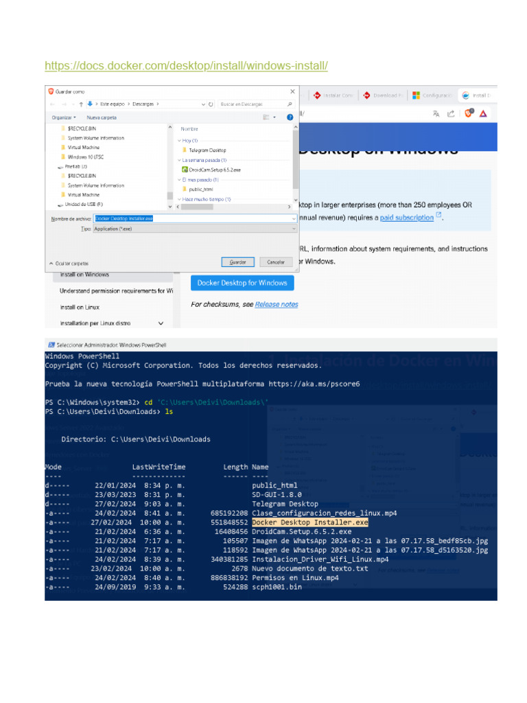 Instalación de Docker en Windows 10 | PDF