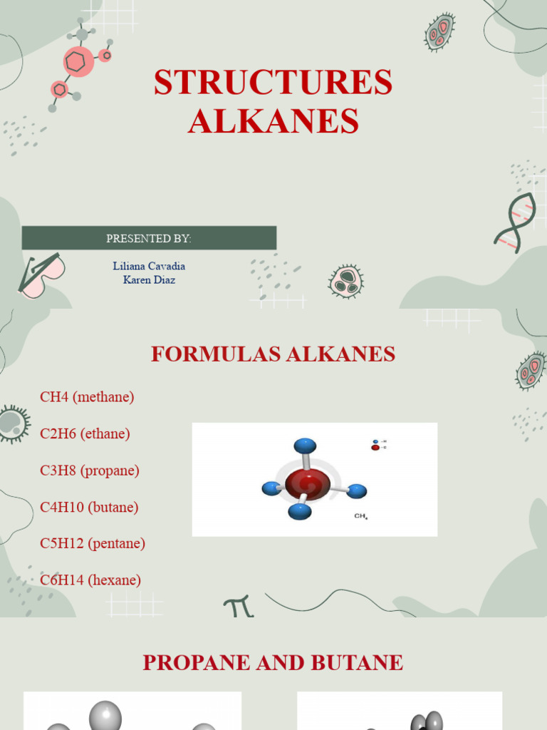STRUCTURES ALKANES | PDF
