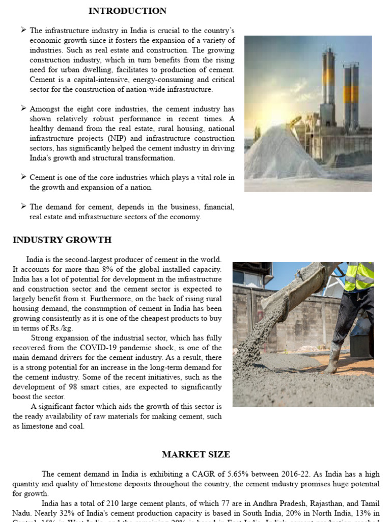 Cement Industry (1) 20 | PDF | Cement | Infrastructure
