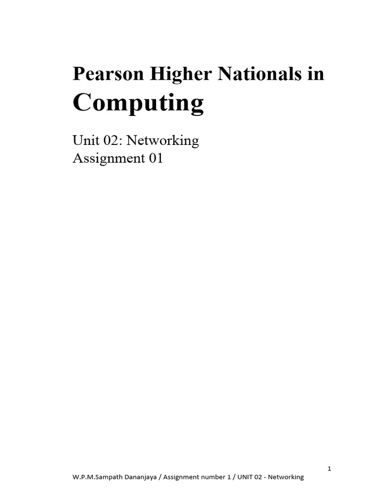 E182282-1678472976368-229532-Networking Assignment 1 | PDF | Computer ...