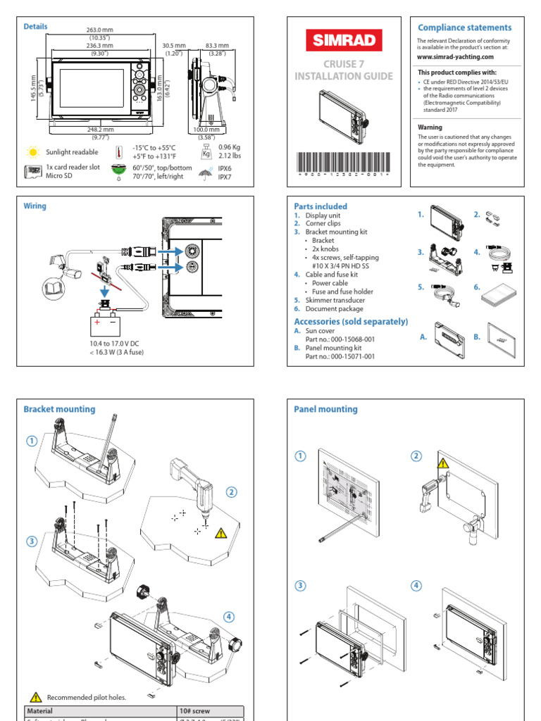 CRUISE-7 IG EN 988-12382-001 W | PDF | Electronics | Electrical Engineering