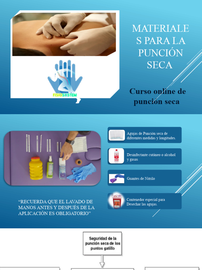 MATERIALES PARA LA Punción Seca | PDF