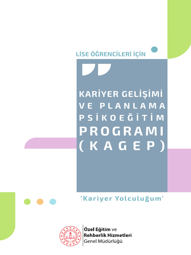 9 Ve 10 Siniflar Icin Kariyer Destekleme Programi | PDF