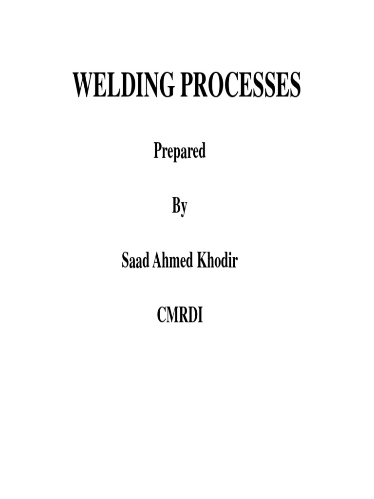 Weldingprocesses - (2-1) (Compatibility Mode) | PDF | Welding ...