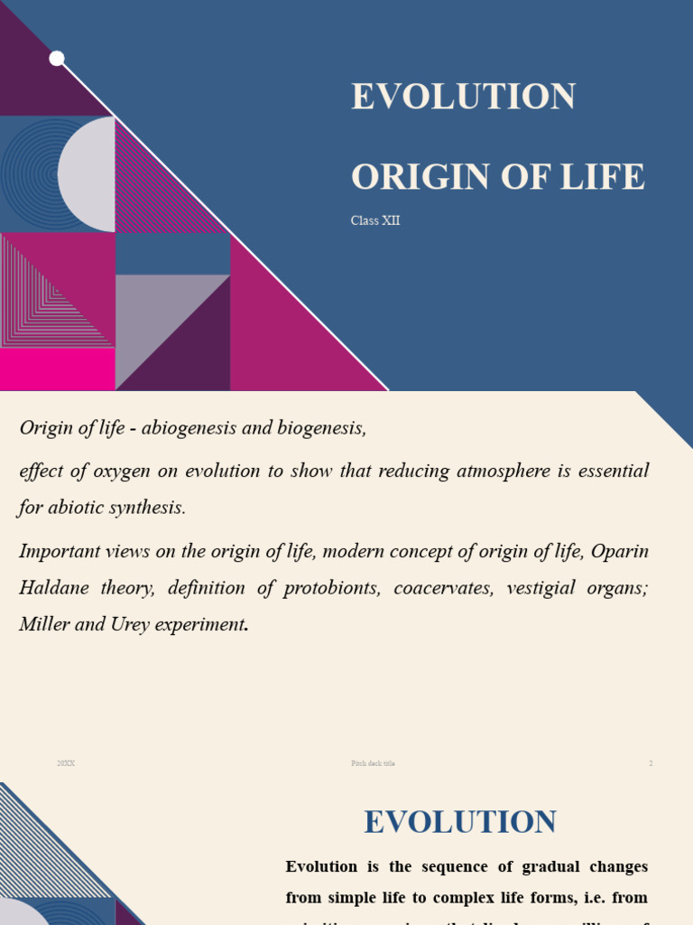 EVOLUTION - (Origin of life) | PDF | Abiogenesis | Atmosphere