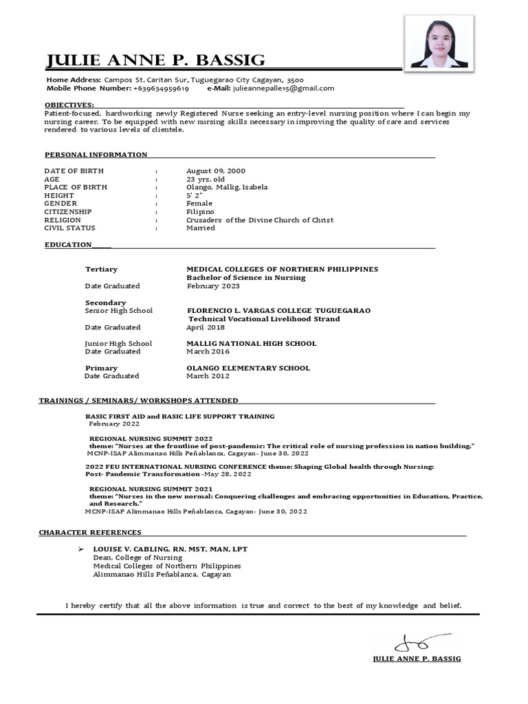 Entry-Level Nursing Resume | PDF | Nursing | Health Care