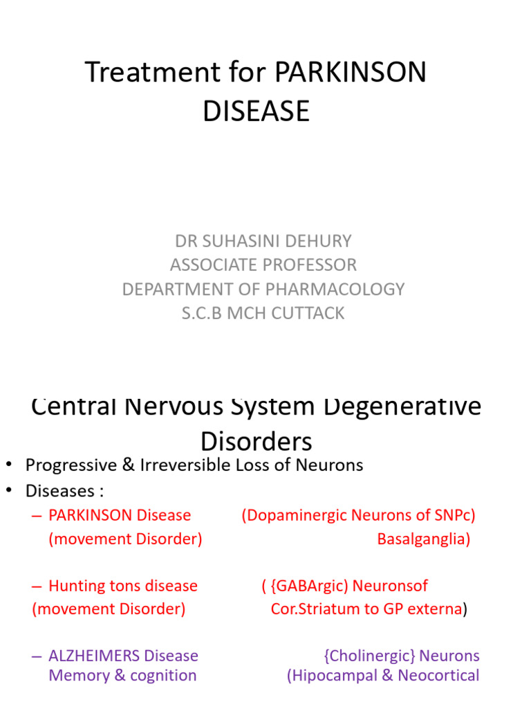 Parkinson's Diesease | PDF | Parkinson's Disease | Dopamine
