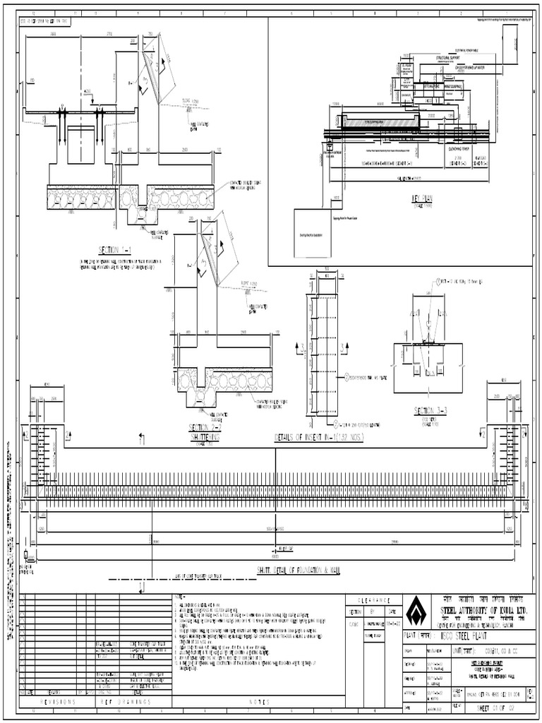 Retaining Wall Details and Plan | PDF