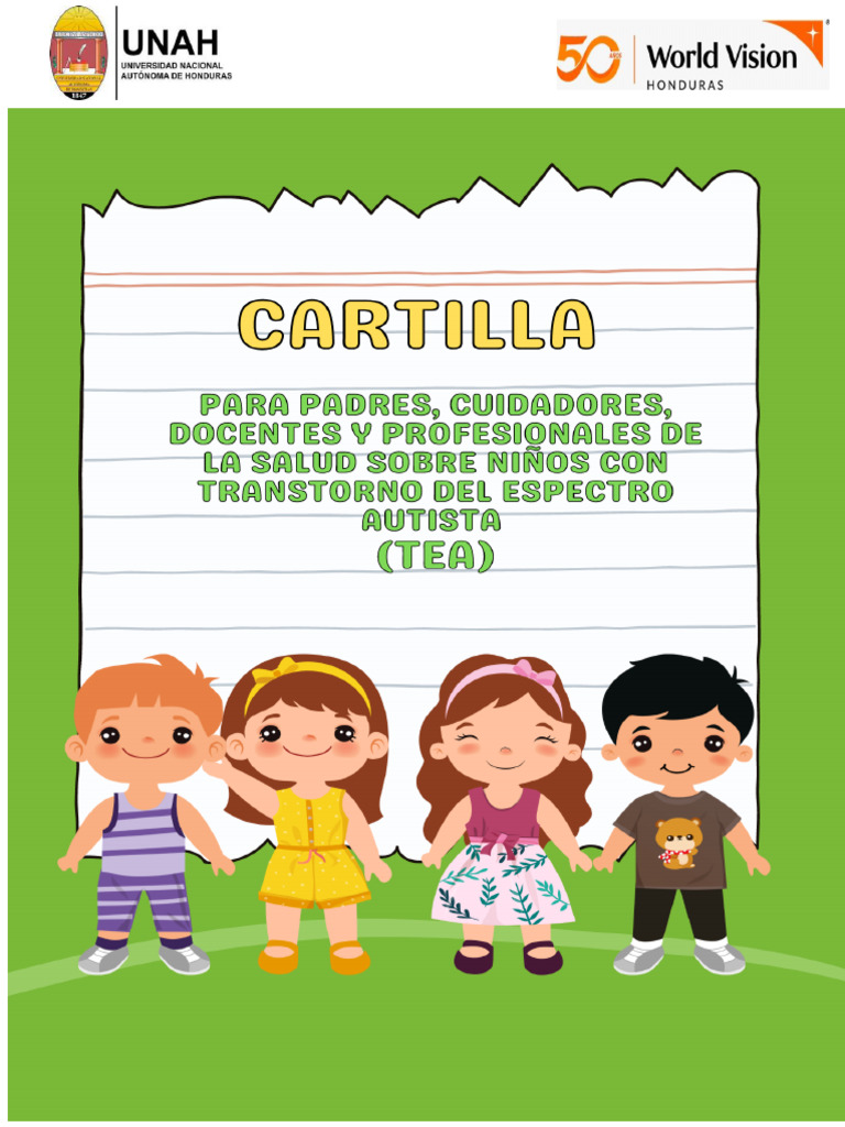Cartilla Educativa sobre el Autismo Infantil | PDF | Espectro autista ...