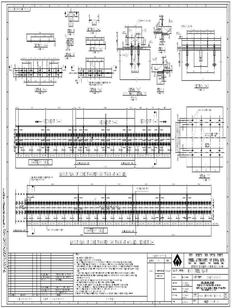 Track Plan and Bolts Details | PDF