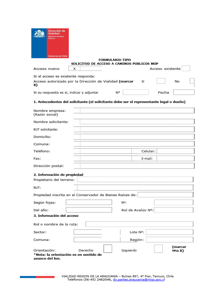 3 Expediente Nro 5844685 Adjunto Formulario Solicitud Factibilidad de Acceso A Camino Publico ...