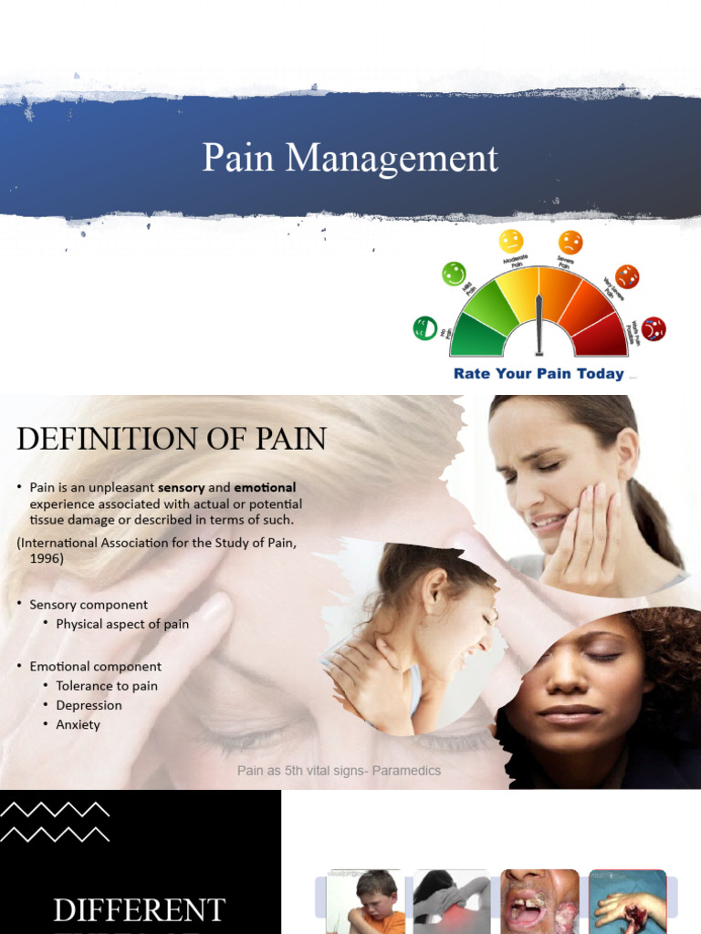 Pain Management - Shan | PDF | Pain | Feeling